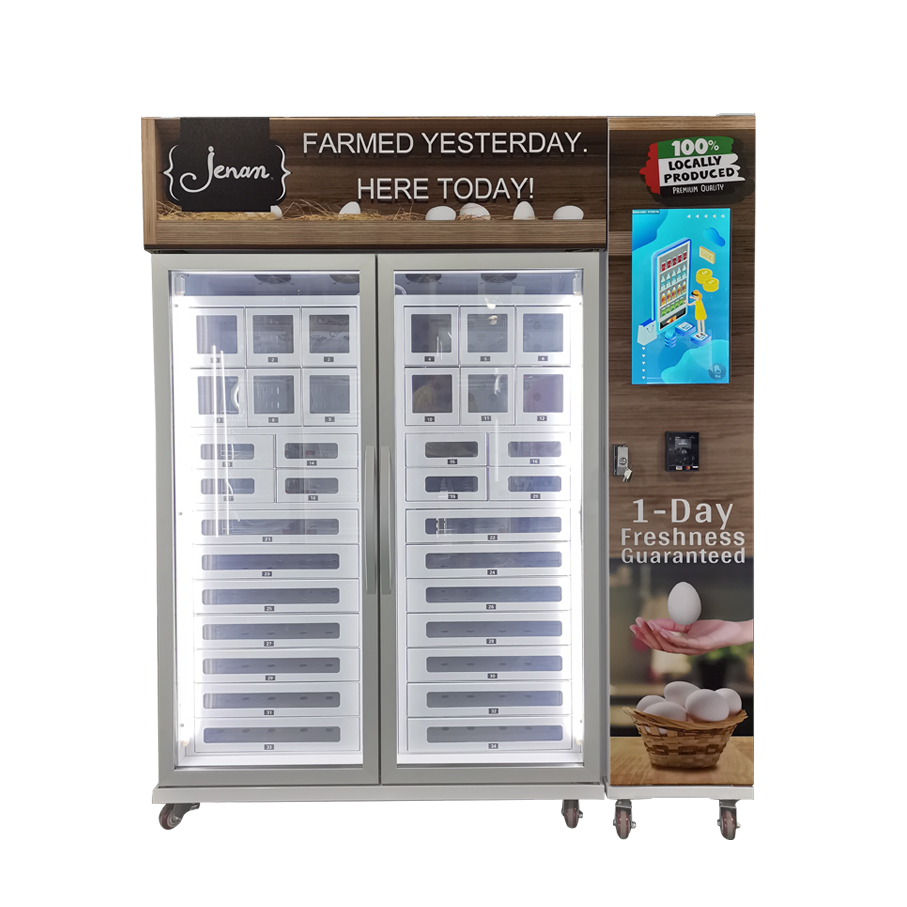 OEM ODM cooling locker to sell fresh egg vending machine